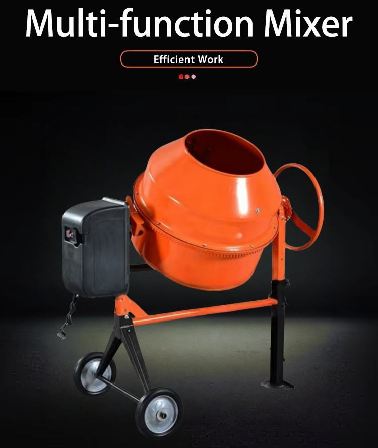 Compact Electric Cement Mixer 120L-260L for Home Renovation & Small ...