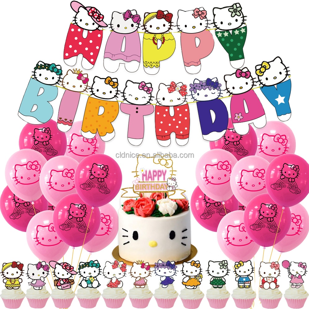 Wholesale & Custom cat themed birthday party supplies from Global ...