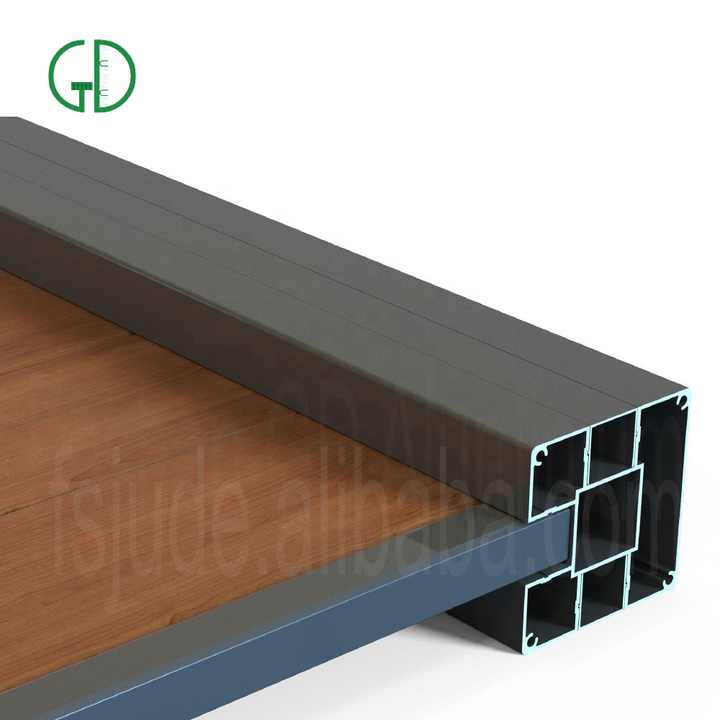 GD Solar Light Black Composite Fencing - Durable & Stylish