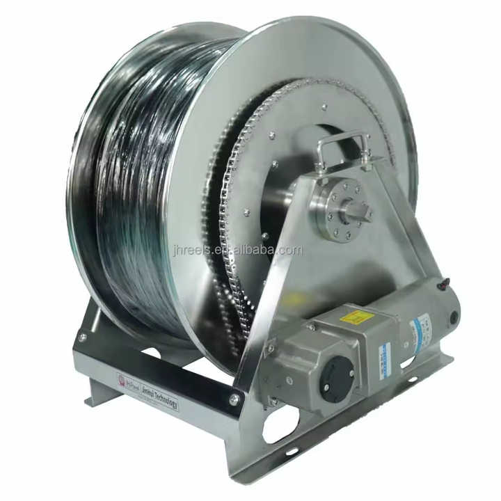 Electric Motor Water Hose Reel for Window Cleaning 2 Inch 5000psi ...