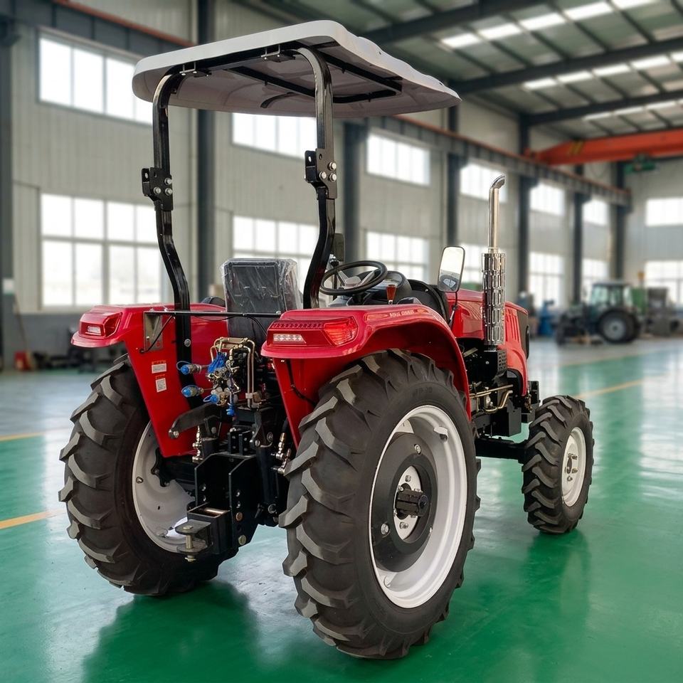 504Heavy Duty 4WD Wheeled Agricultural Tractor Rugged Thick Steel Body ...