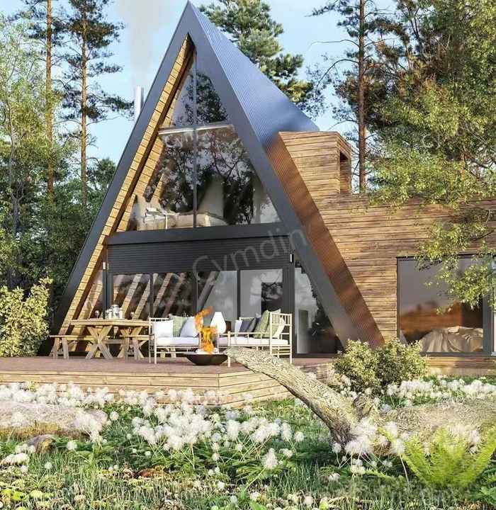Cymdiin Luxury Vacation Prefabricated Container Renovation House
