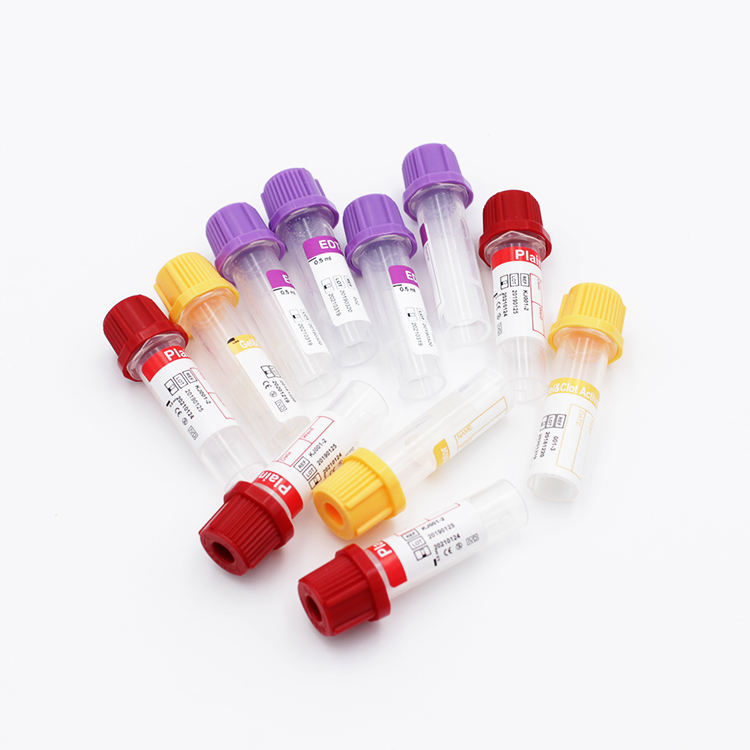 KEDELAB Micro Blood Collection Tubes Pediatric Plain Tube with Red Cap ...