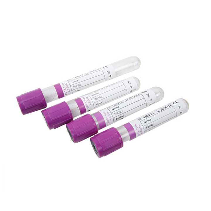 Disposable Edta Vacutainer 4ml Tubes K2 K3 Plastic 4 ml Edta Tube ...