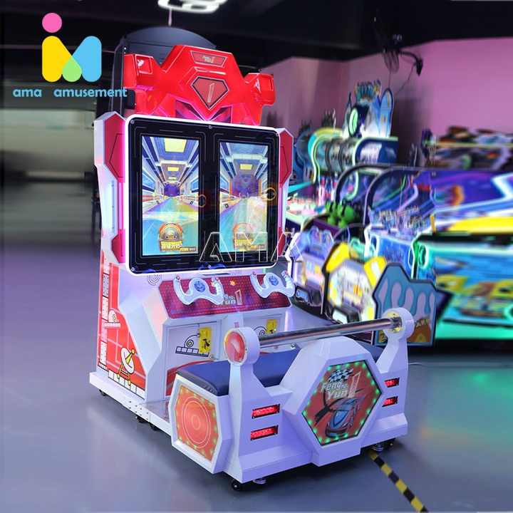 AMA Indoor Coin-Operated Arcade Car Racing Game Machine for Game Zones ...