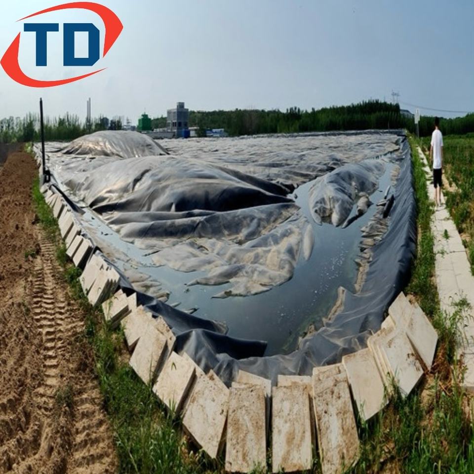 Biogas Digester Liner LDPE Geo Membrane Pond Liner 45mil 1mm 1.5mm for ...