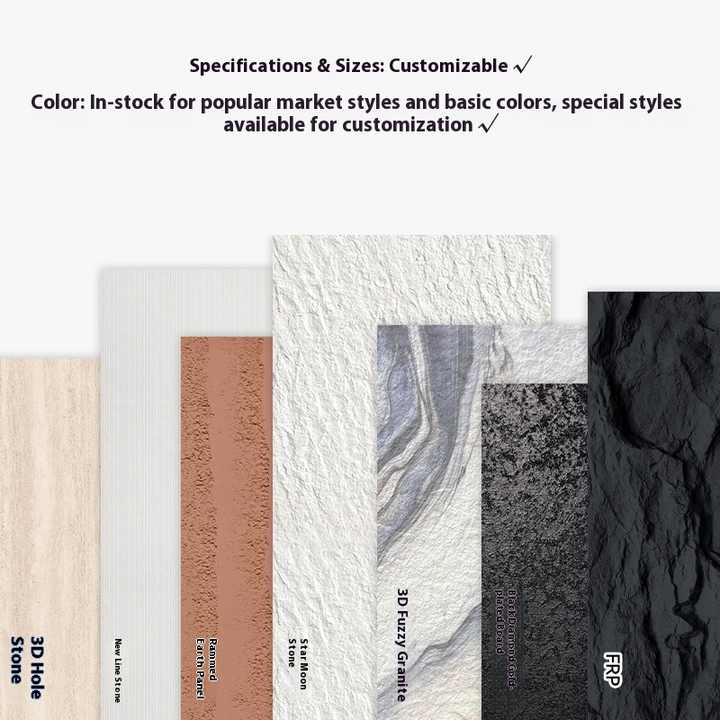 Manufacturer Wholesale Modern Simple Flexible Rock Slab Big Slab Rough ...