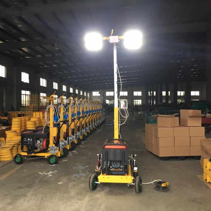 5M Diesel Generator - Mobile Light Towers with Telescopic Mast