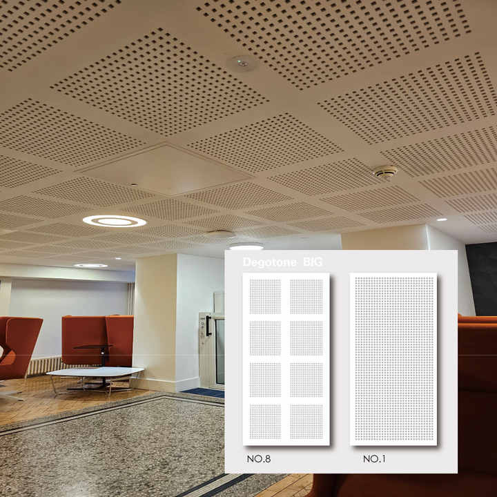 Perforated Acoustic Gypsum Plaster Board Plasterboard 1200x2400mm ...