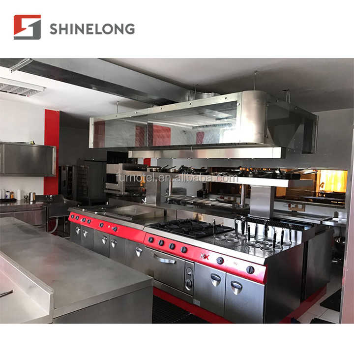 Shinelong Commercial Kitchen Bar Equipment Stainless Steel One Stop ...