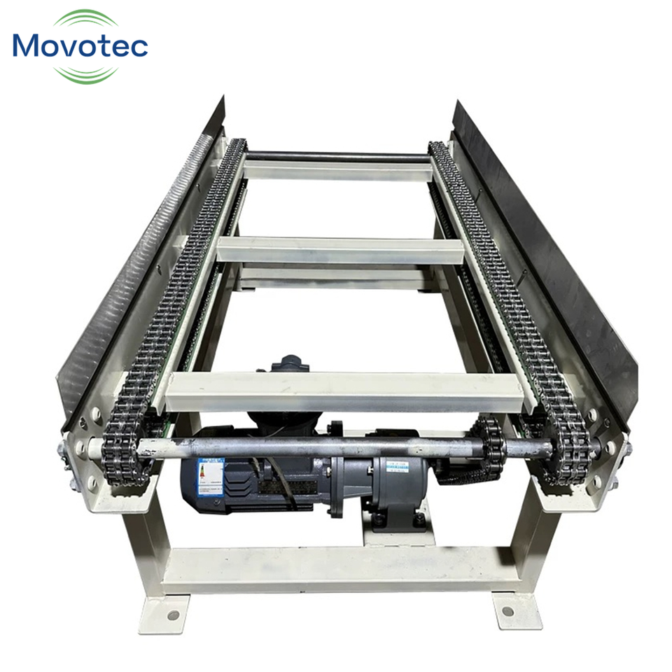 New Movotec Durable Pallet Chain Conveyor System with Adjustable Speed ...