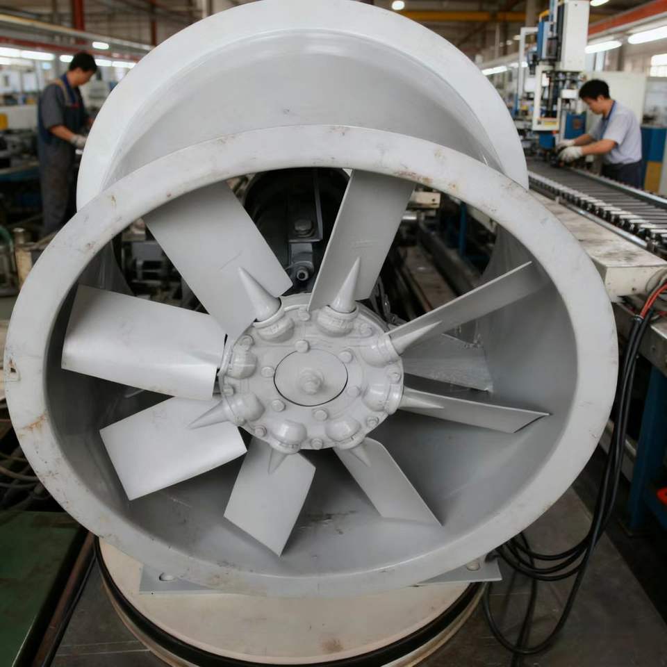 1000mm Direct Drive Axial Duct Fan for Battery Room Airflow and ...