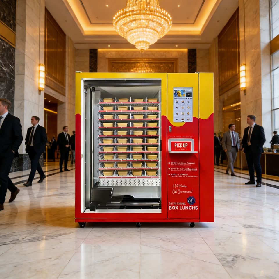 Food Vending Machine Hot Vending Machine Hot Food Hot and Cold Food ...