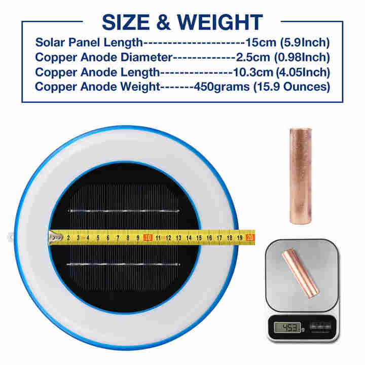 Portable High Precision Solar Ionizer Premium Pool Filters for ...