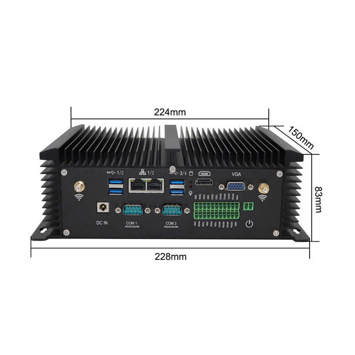 EGLOBAL Fanless system In-tel Core i5-7200u / i7-7500u 2 LAN and 2 COM ...