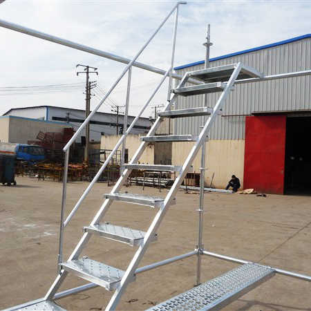 Scaffolding Aluminum Steel Stairs Handdrails Ringlock Stair with ...