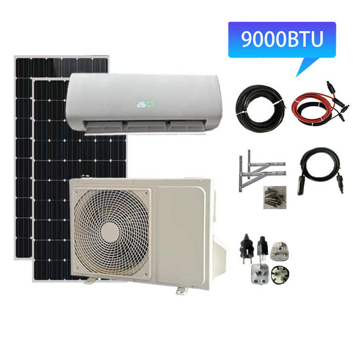Solar Powered Air Conditioning System - Hybrid Solar AC Kit for Homes ...