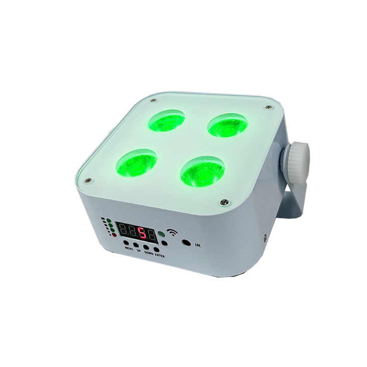 IR4 Mini Uplights 4X18W Battery Spotlight 4 LEDs Wireless DMX IR Remote ...