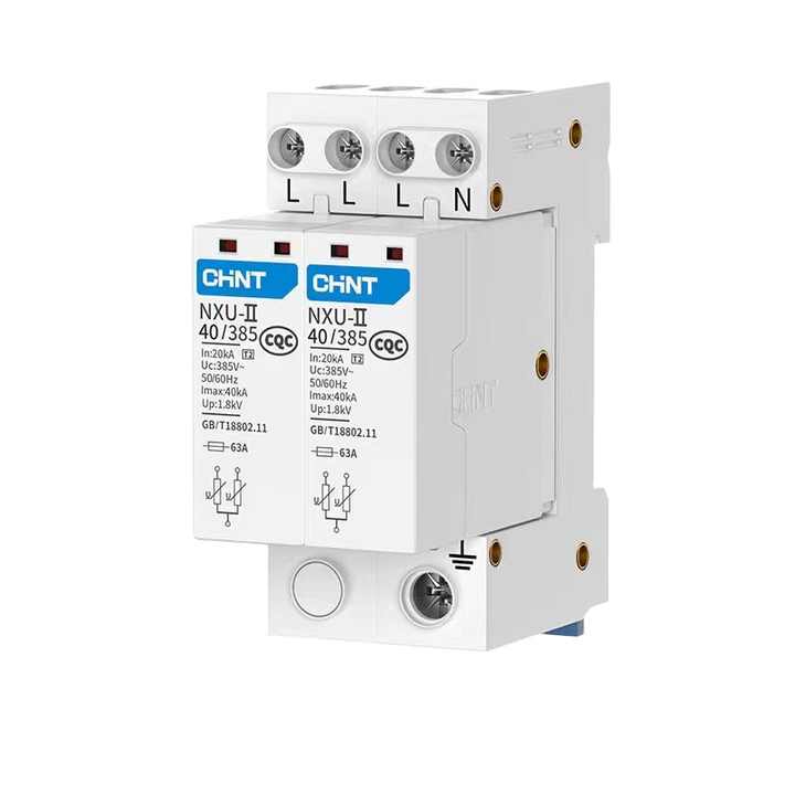 Chint Power Lightning Arrester NXU-II 2P/4P - Surge Protection Device