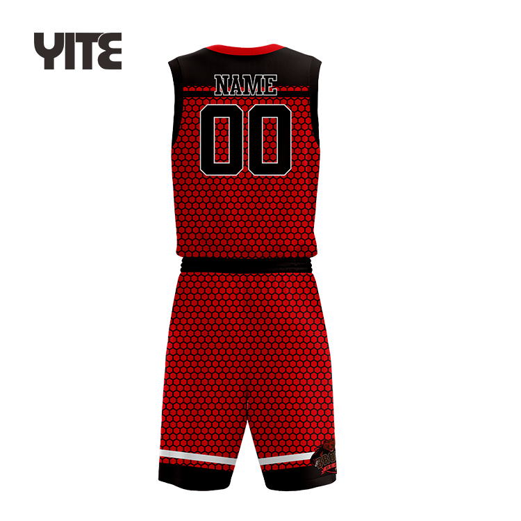 Custom Basketball Jersey Design Red Color - Shop Now!