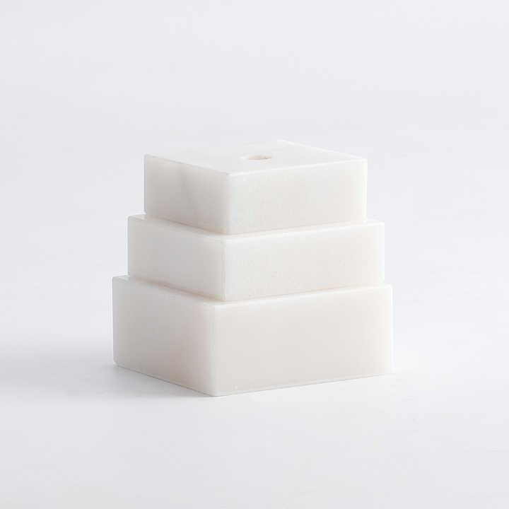 White Marble Trophy Base for Sports Events & Giveaways, OEM