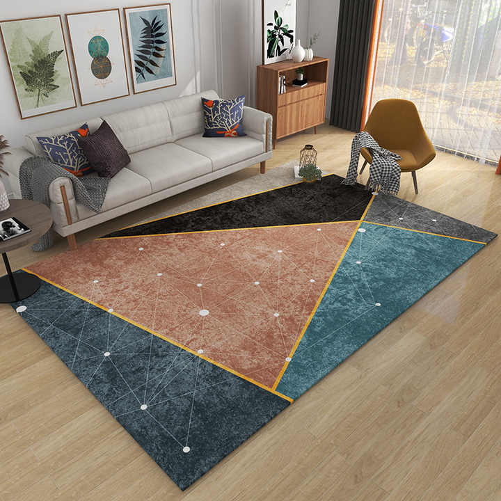 Nordic Light Luxury Sofa Carpet Modern Simple 3D Rugs for Living Room ...