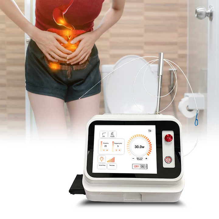 Endoscopic Laser Hemorrhoids Soft Tissue Cutting 980 1470nm Proctology ...