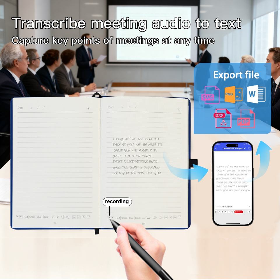 Smart Notebook with AI - Perfect for Business & Design
