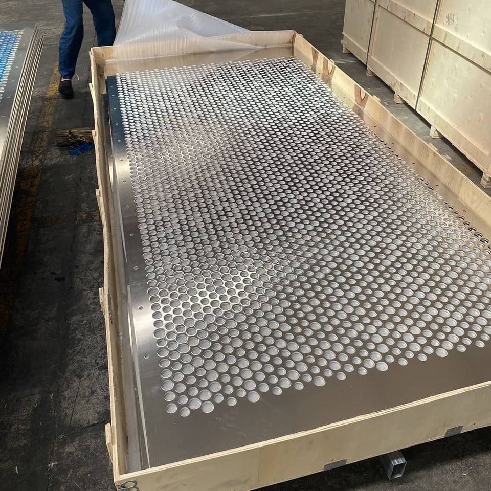 Perforated Zinc Coated Steel Metal Sheet Punched Plate for Anti ...