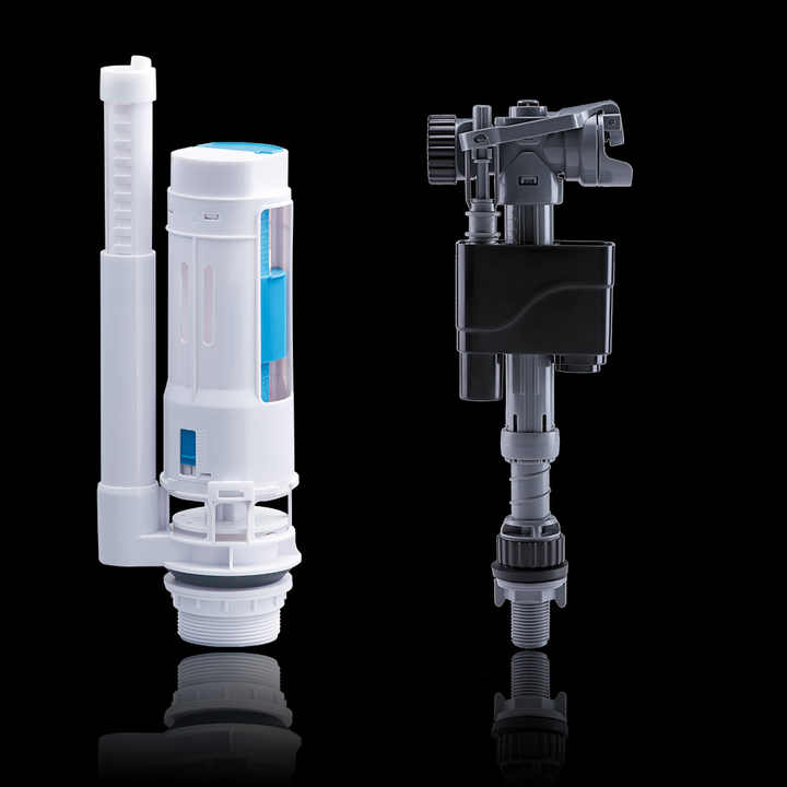 Abs toilet cistern fittings Dual Flush Valve and Filling valve For ...