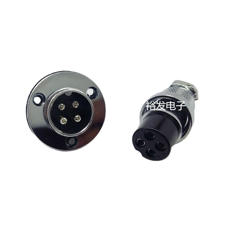 GX20 Aviation Connectors M20 Plug & Socket, 20mm P Needle Disc, 2-12 ...