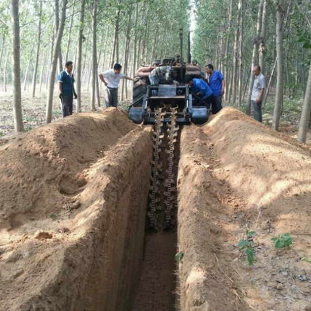 2025 Electric Trencher New Type Mounted Chain Trencher Skid Steer ...