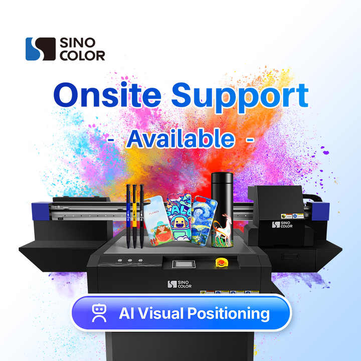 Factory Price High Quality Popular SinoColor A1 Size 60x90cm Digital Impresora UV Cama Plana ...