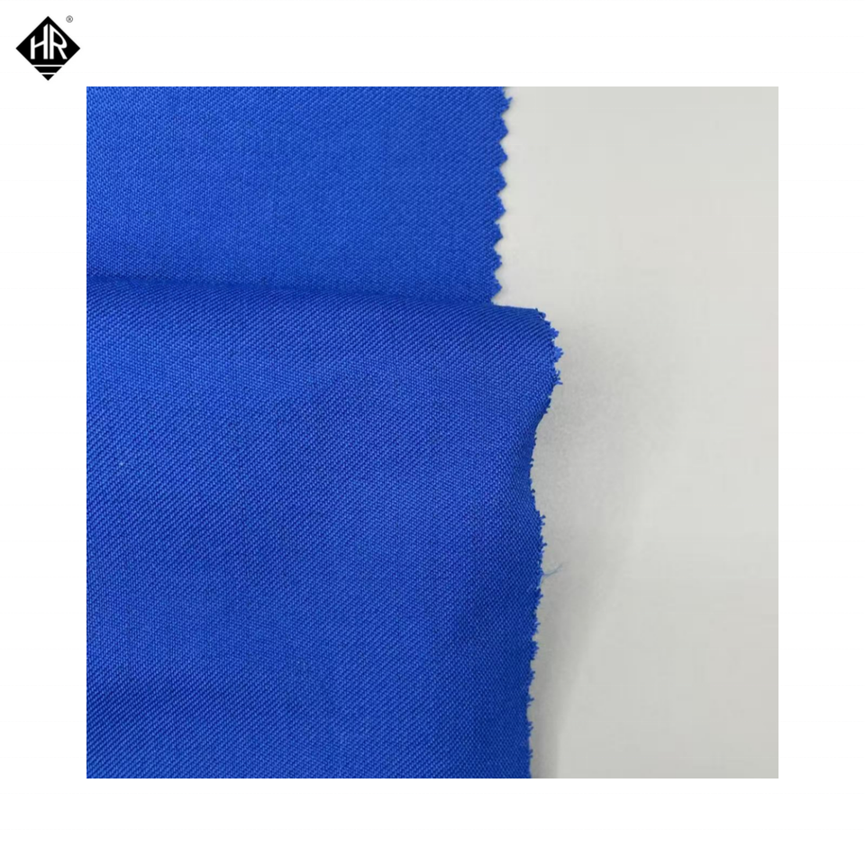 Navy Blue Aramid Woven Twill Fabric - Fireproof & Anti-static