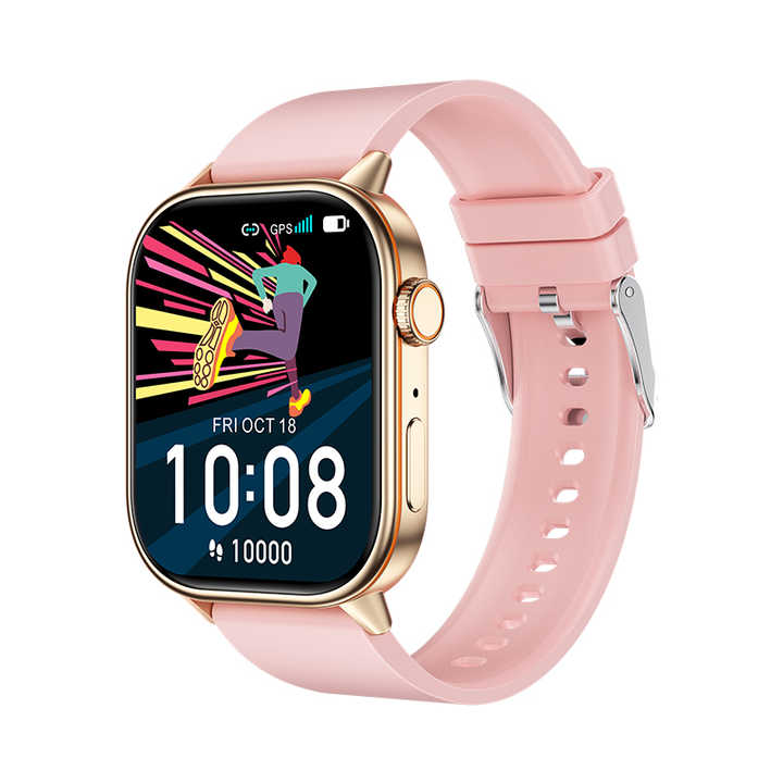 2.01 Inch QX17 Smartwatch - GPS, BT Call, & Fitness Tracker