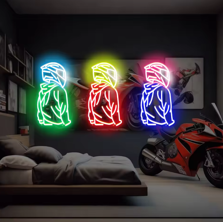 Custom Racer Figure Neon Signs, Indoor & Outdoor Use| Alibaba.com