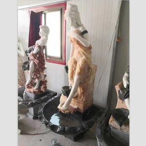 Boy Statue Peeing Fountain - Hand Carved Marble Design
