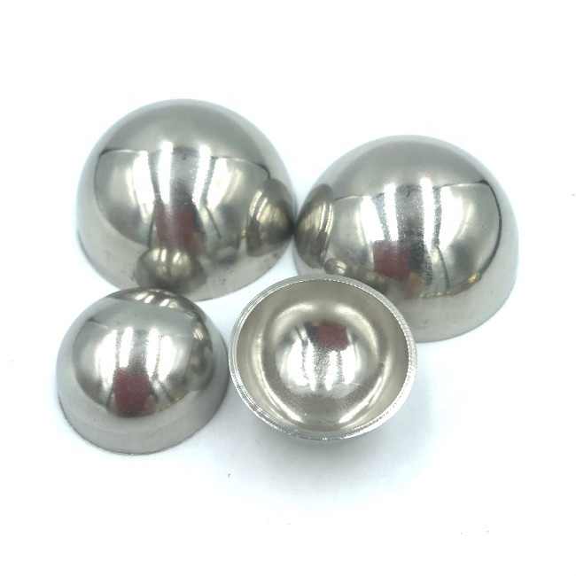 19mm-1000mm Stainless Steel Half Spheres - Mirror Polished