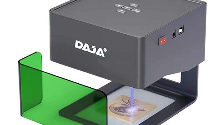 US Duty Free DAJA DJ6 Mini CNC DIY Laser Engraver 3W Diode