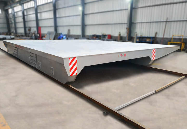 Heavy Duty Steel Rail Carriage Electric Transporter Flexible Operation ...