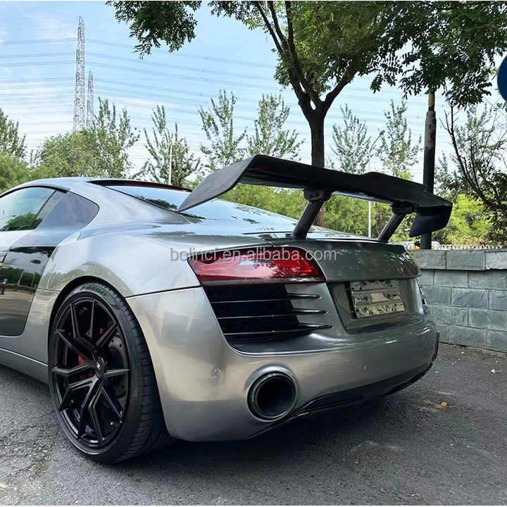 P PI Style Rear Spoiler Carbon Fiber Rear Trunk GT Lip Wing Spoiler for ...