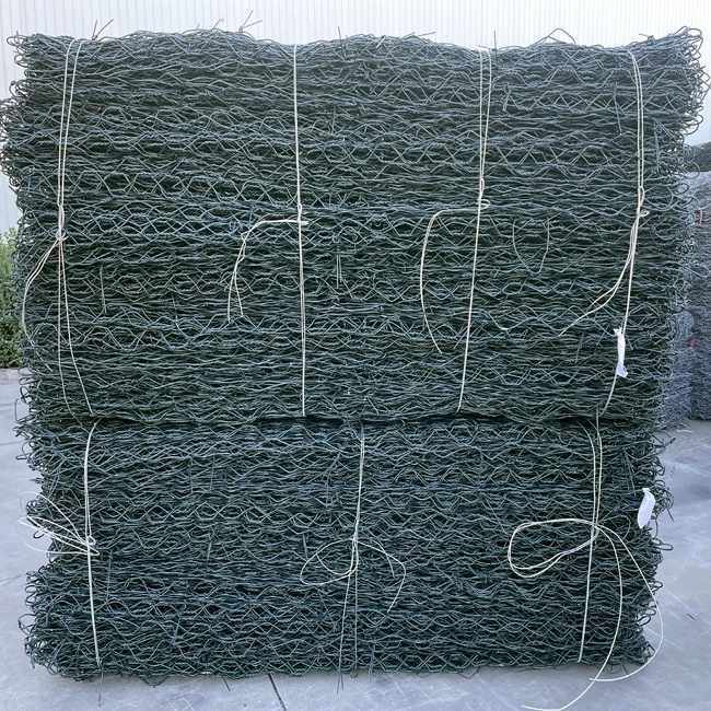 Sea Defence Gabions 3.0Mm Galvanized Pvc Coated Stone Gabion Box Sack ...