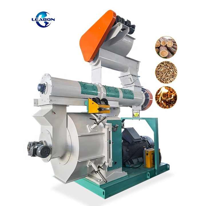Biomass Wood Pelletizer Machine Straw Rice Husk Waste Wood Sawdust ...
