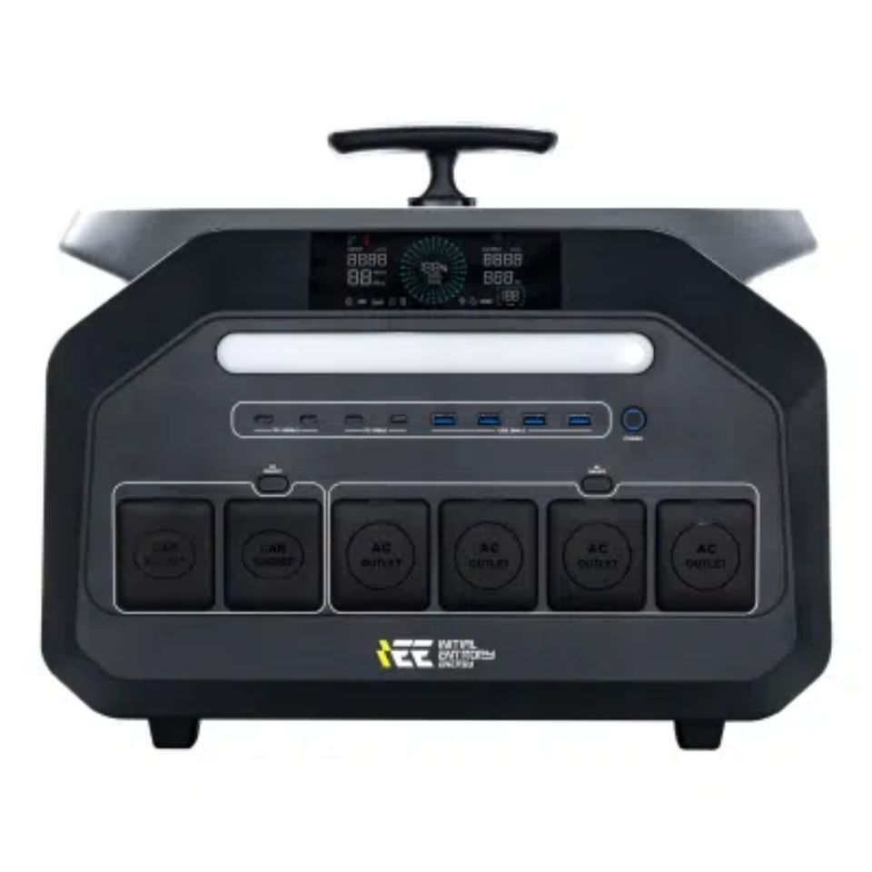 Whisper-Quiet & Efficient 65dB MPPT Solar Generator with Flashlight for ...