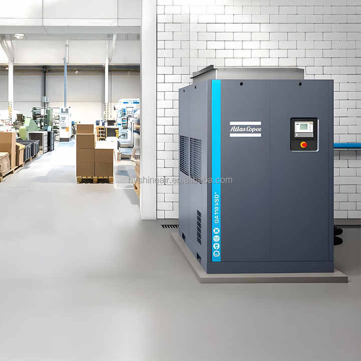 Atlas Copco GA450 + FF VSD HYBRID Rotary Screw Air Compressor ...