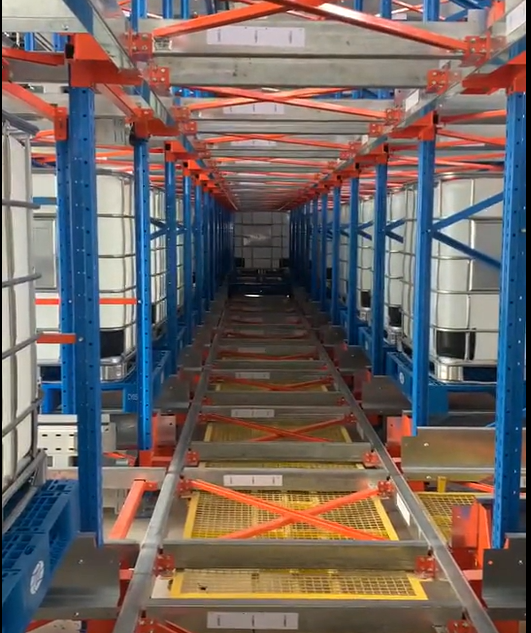 Modern Design Four-Way Shuttle Racking Storage Rack System Wireless ...