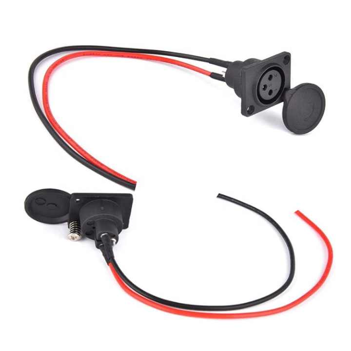 Panel Mount XLR 3pin Female Connector for Electric Wheelchair