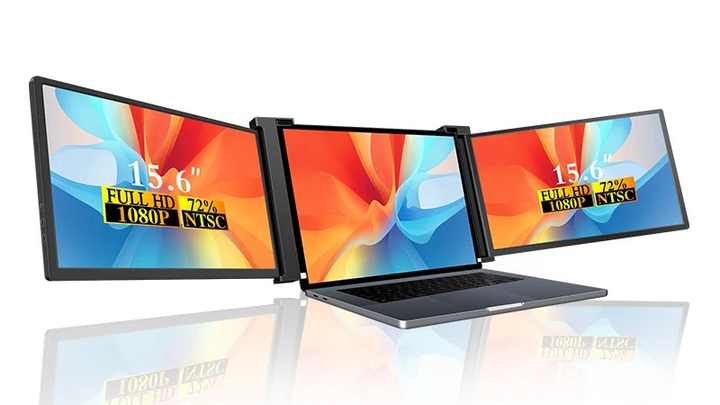 Big Size 15.6 Inch Dual Screen for Laptop - Plug and Play