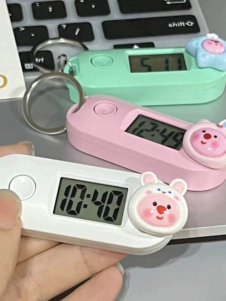 Cute Loopy Plastic Mini Electronic Watch Portable Student Work Exam ...