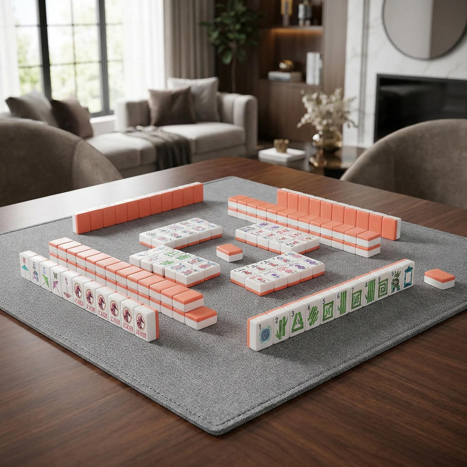 Leisure Stress Relief Mini American Mahjong Set 160 Tiles 4-Layer ...